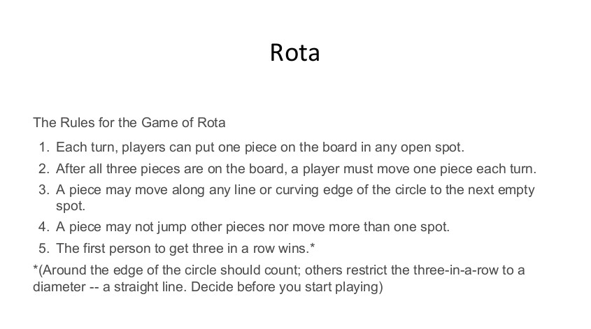 Rota Game | IWield3D